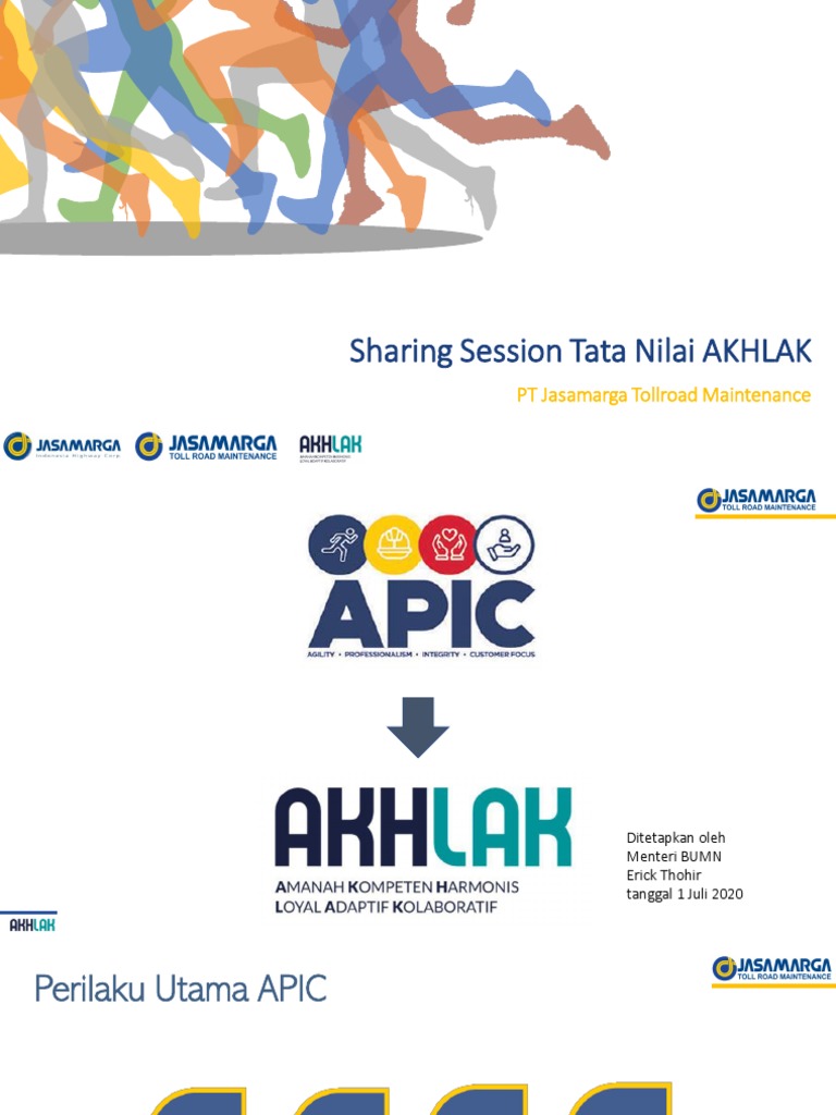 Sharing Session Tata Nilai AKHLAK PT JMTM | PDF