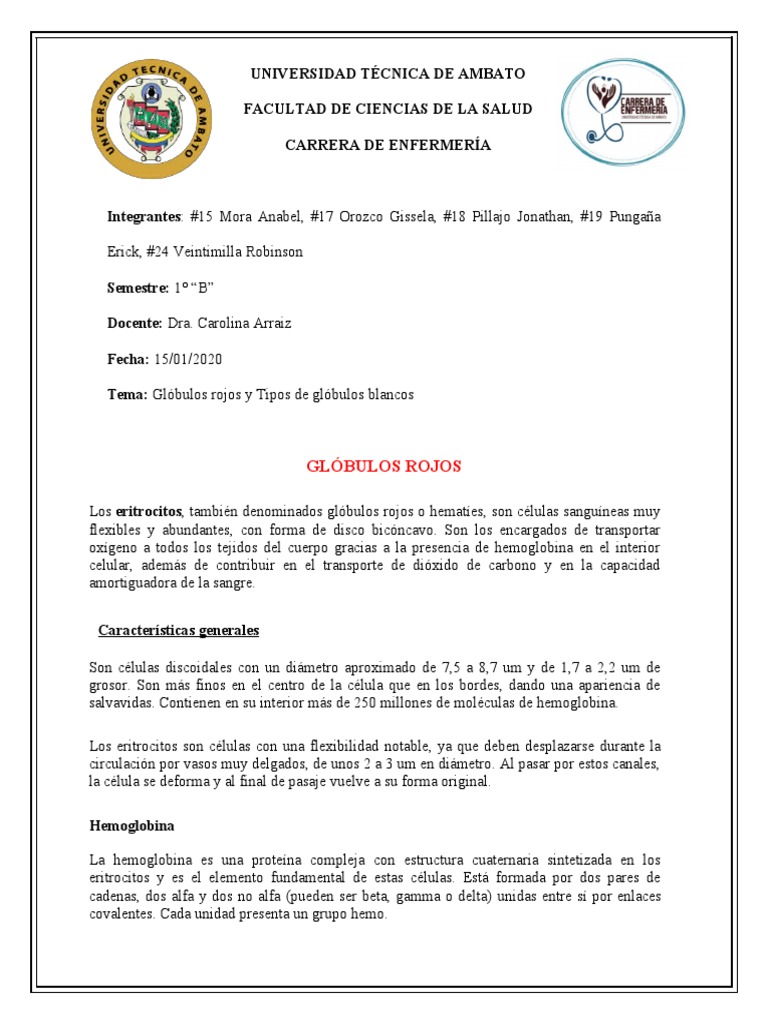 Globulos Blancos | PDF | Leucocito | Inflamación