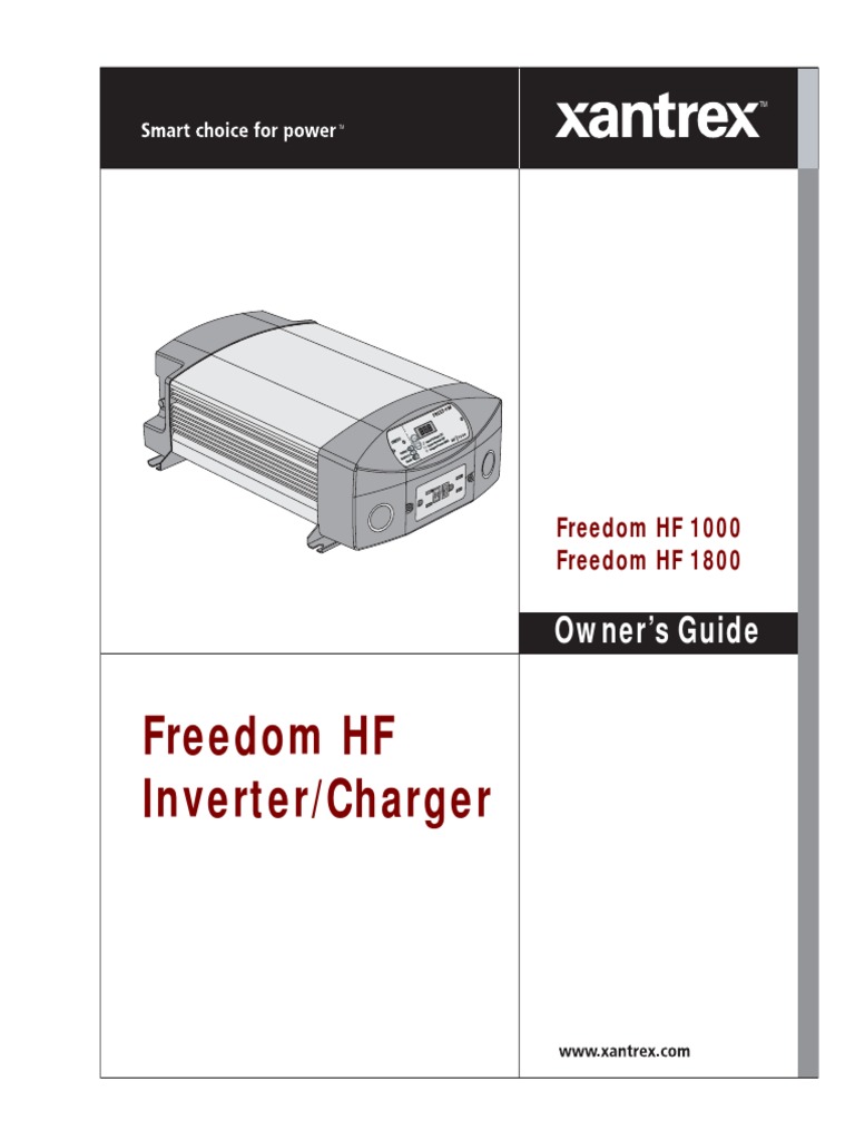 Freedom HF 1000-1800 Owner's Guide (975-0390-01-01 - Rev-A) - 1 PDF ...