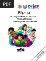 Filipino Module 1 Grade 10 Quarter 1 | PDF