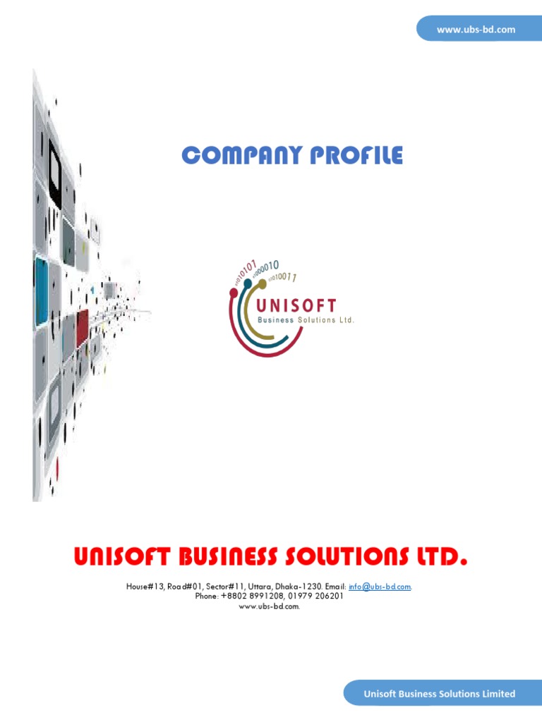 Company Profile of Unisoft | PDF | Scrum (Software Development ...