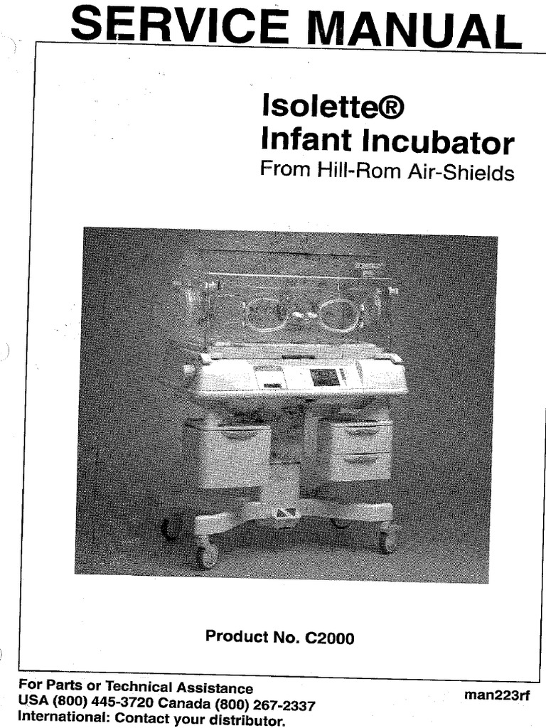 Hill-Rom Isolette Incubator - Service Manual PDF | PDF