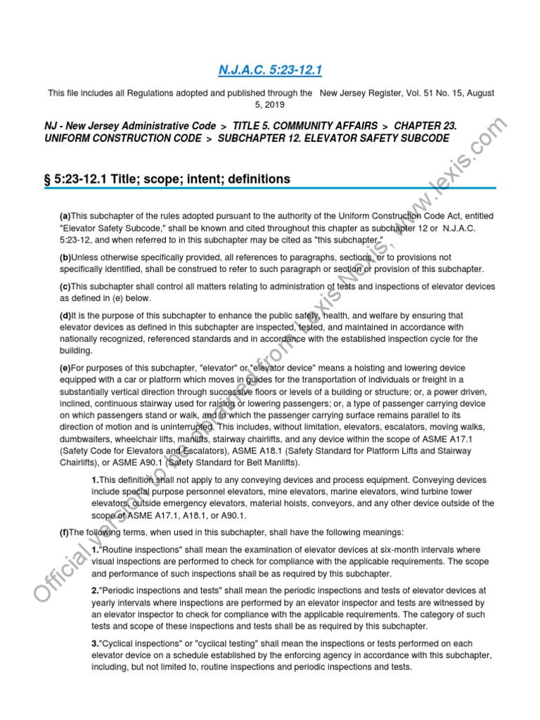 Njac 5 23 12 PDF | PDF | Elevator | Business