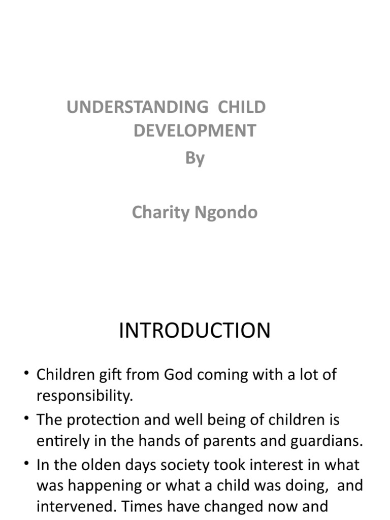 Understanding Child Deveopment | PDF | Forgiveness | Developmental ...