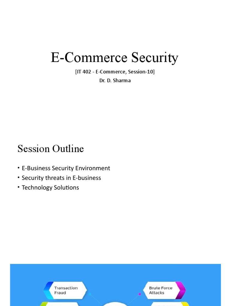 E-Commerce Security | PDF | Electronic Business | E Commerce