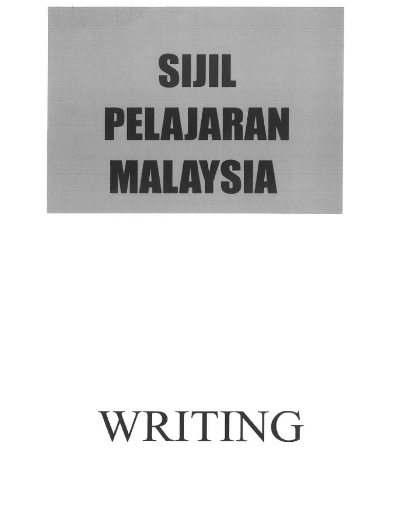 2 Writing Booklet | PDF