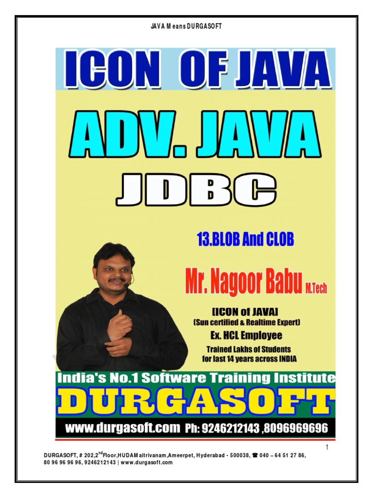 13.BLOB and CLOB PDF | PDF | Databases | Data