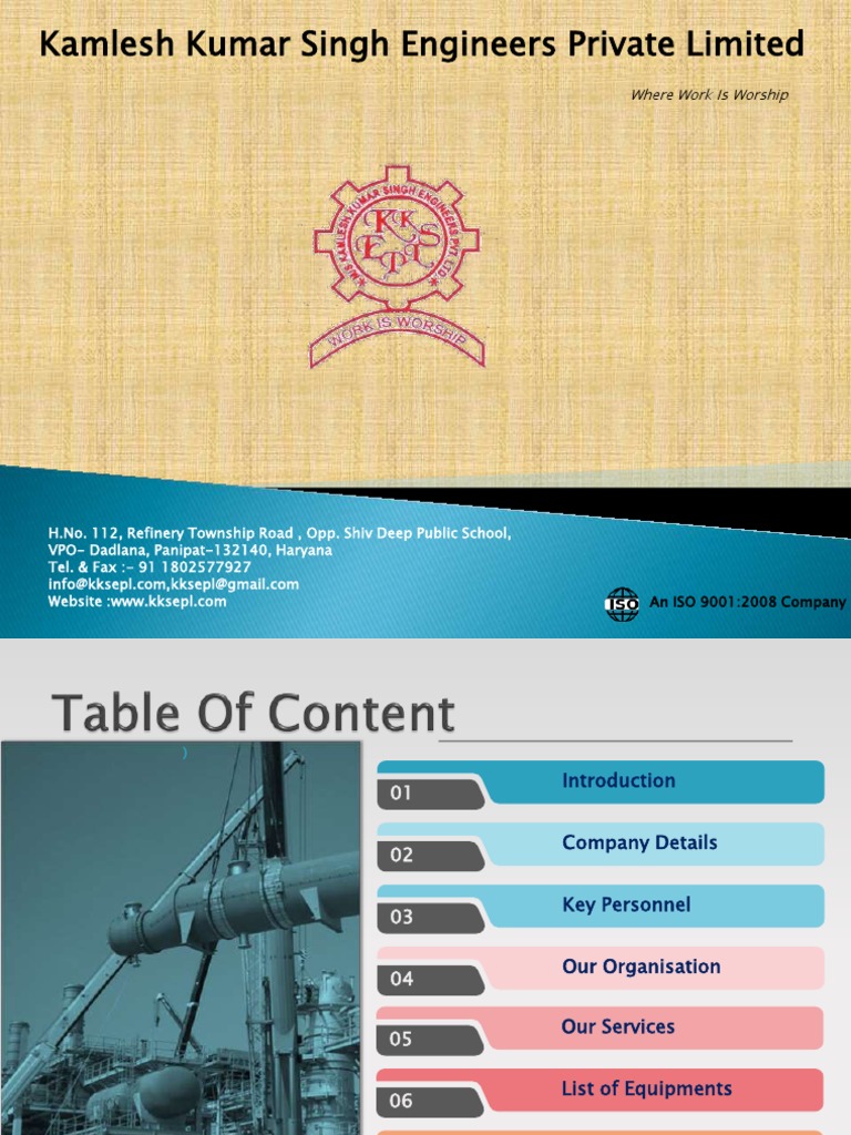 Kamlshkumr KKSEPL | PDF | Quality Assurance | Crane (Machine)