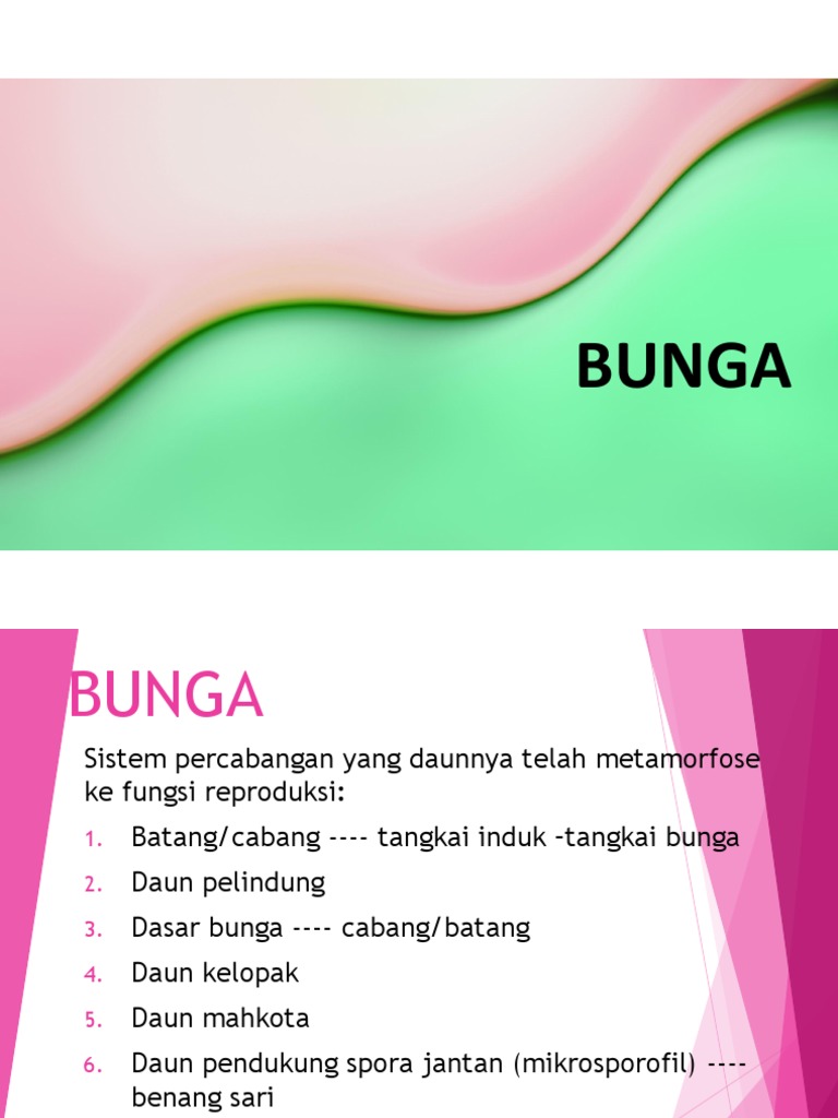 Struktur dan Jenis Bunga | PDF