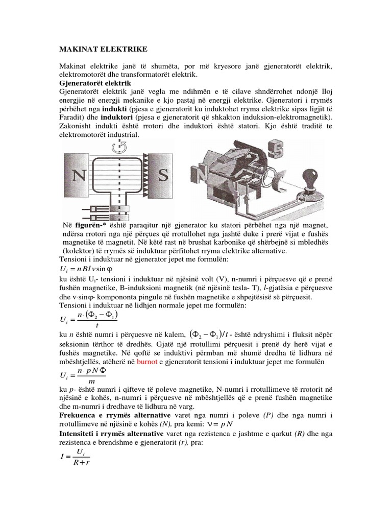 Makinat Elektrike | PDF