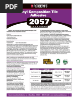 Johnsonite Wall Base Installation Guide | PDF | Adhesive | Porosity