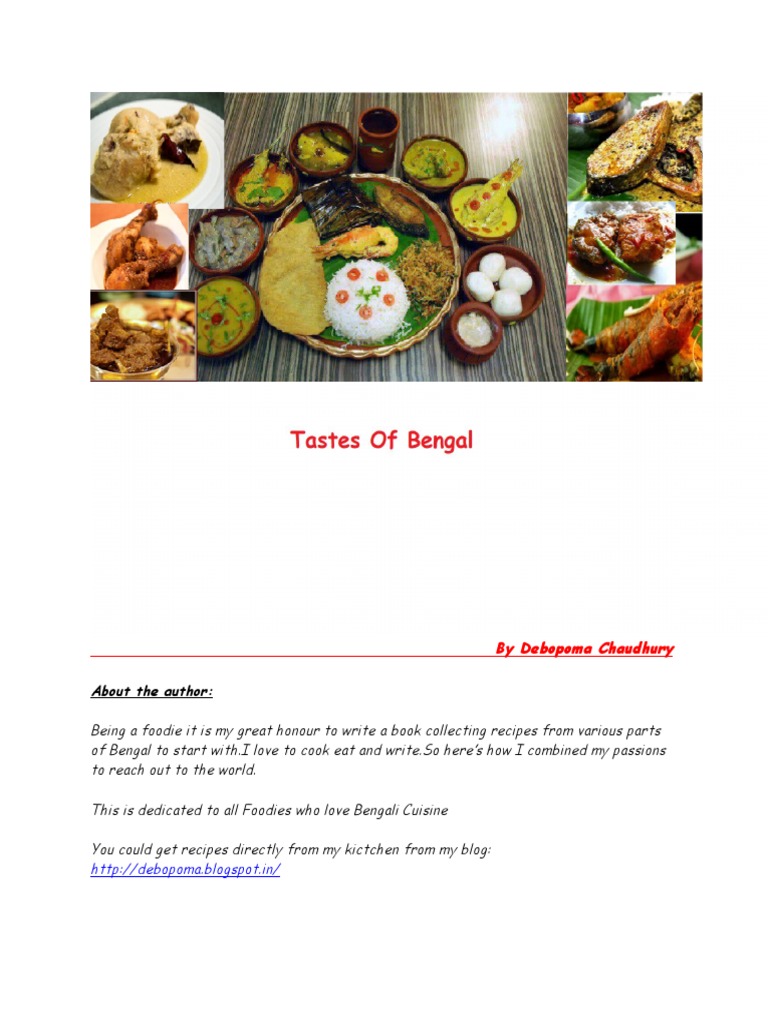 Taste of Bengal | PDF | Curry | Ginger