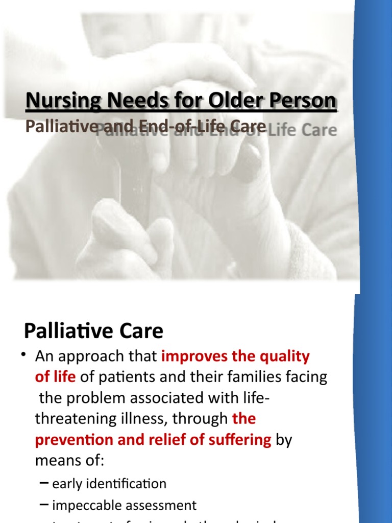 Palliative Care 101 | PDF | Palliative Care | End Of Life Care