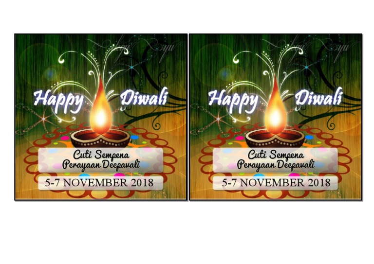 Cuti Deepavali | PDF