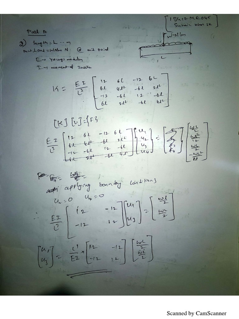 FEA Class Notes | PDF