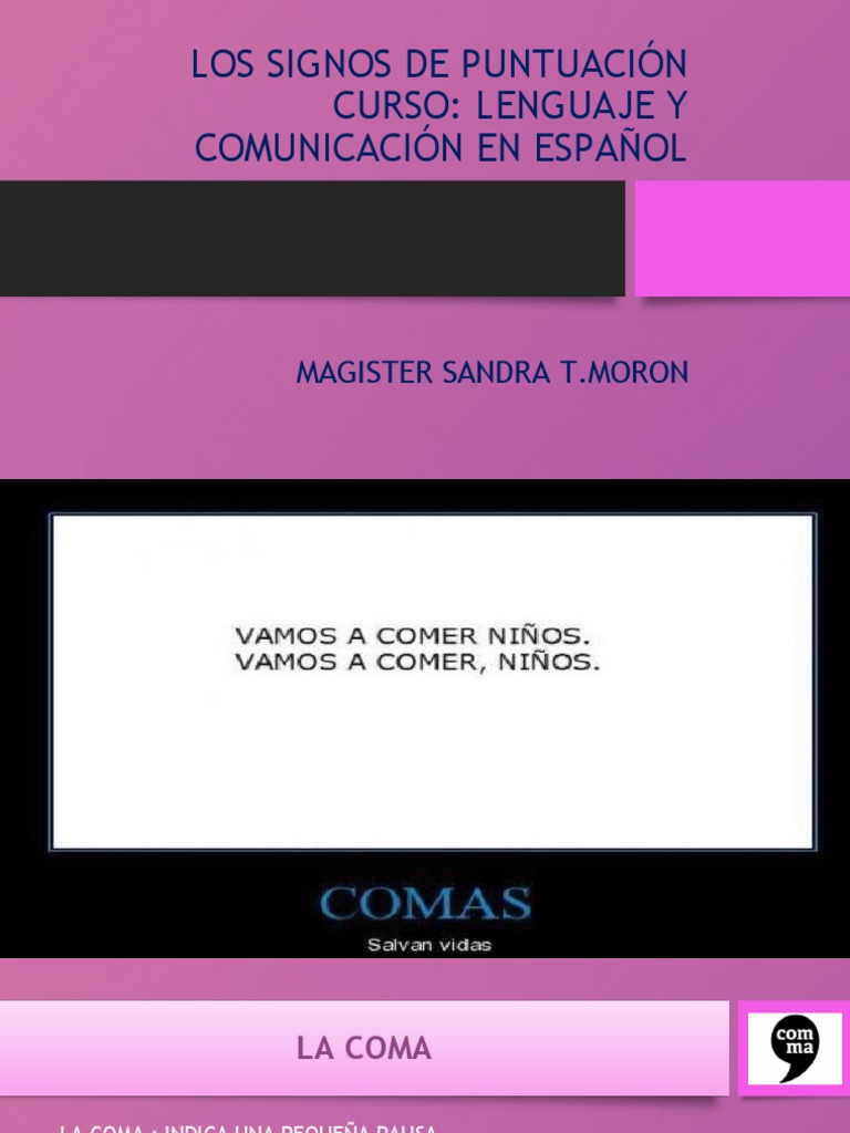 Los Signos de Puntuacion PPT Actualizado | PDF | Soporte | Puntuación