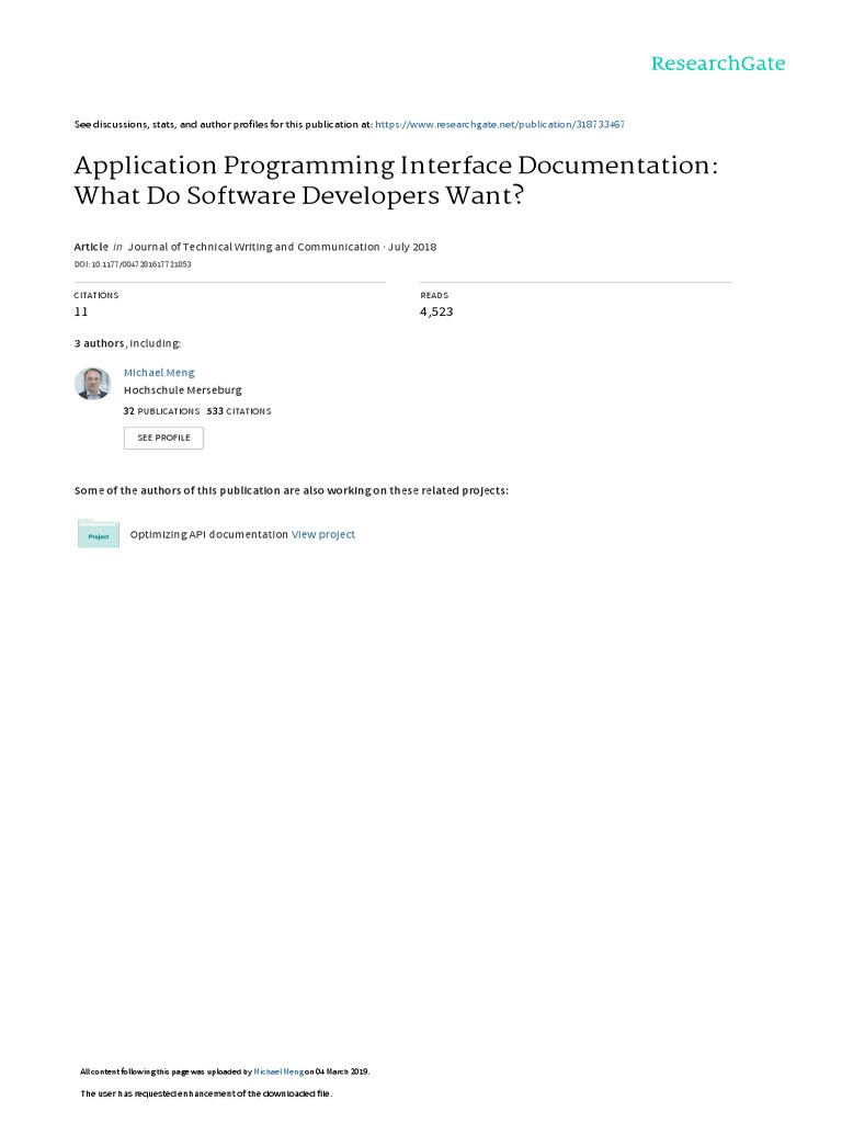 Meng Et Al 2018 | PDF | Application Programming Interface | Qualitative ...