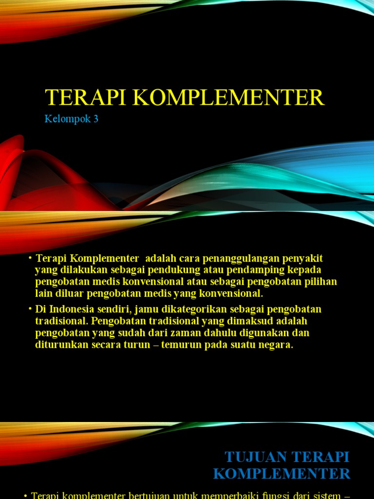 TERAPI KOMPLEMENTER | PDF