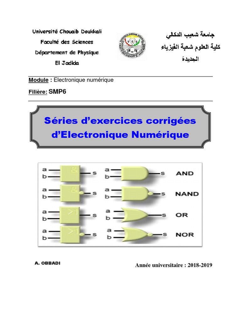 Exercices Corrigés de Codage Binaire | PDF | Décimal codé binaire ...