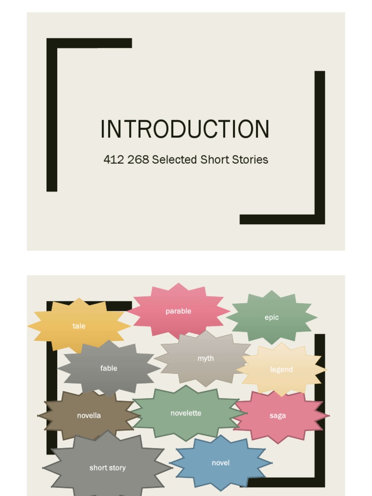 Intro To Short Stories PDF | PDF | Impressionism | Novella
