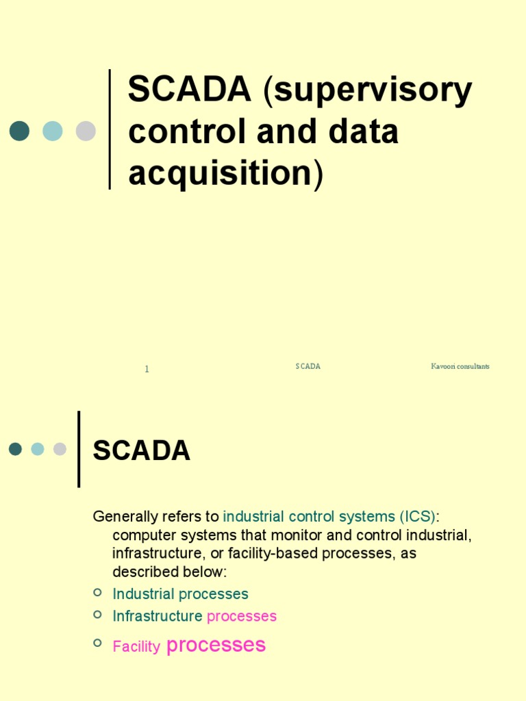 SCADA Systems for Industrial Control | PDF | Scada | Programmable Logic Controller