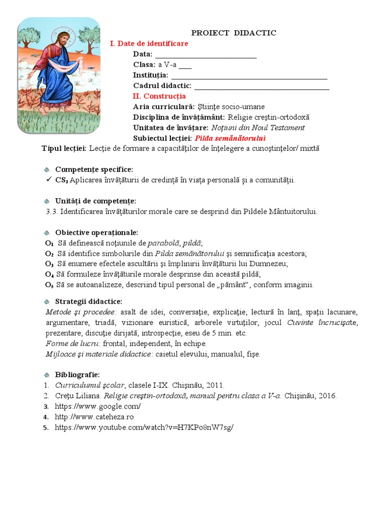 Pilda Semanatorului | PDF