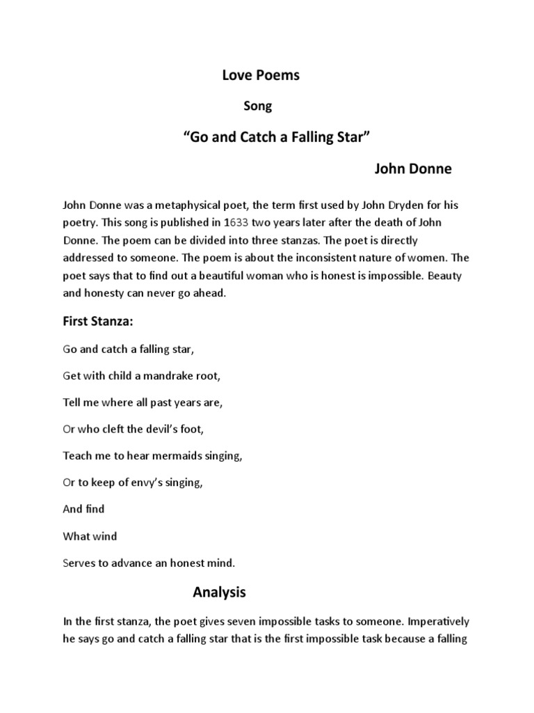 Love Poems John Donne | PDF | Poetry