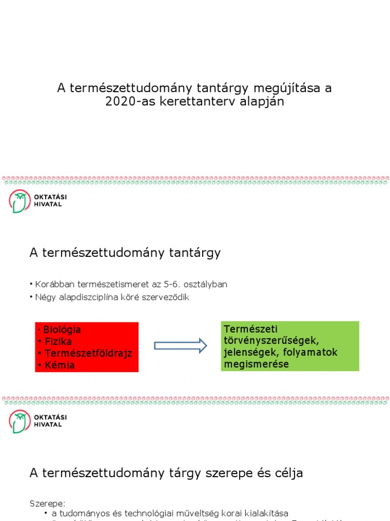 TERMESZETTUDOMANY 5 Bemutato | PDF