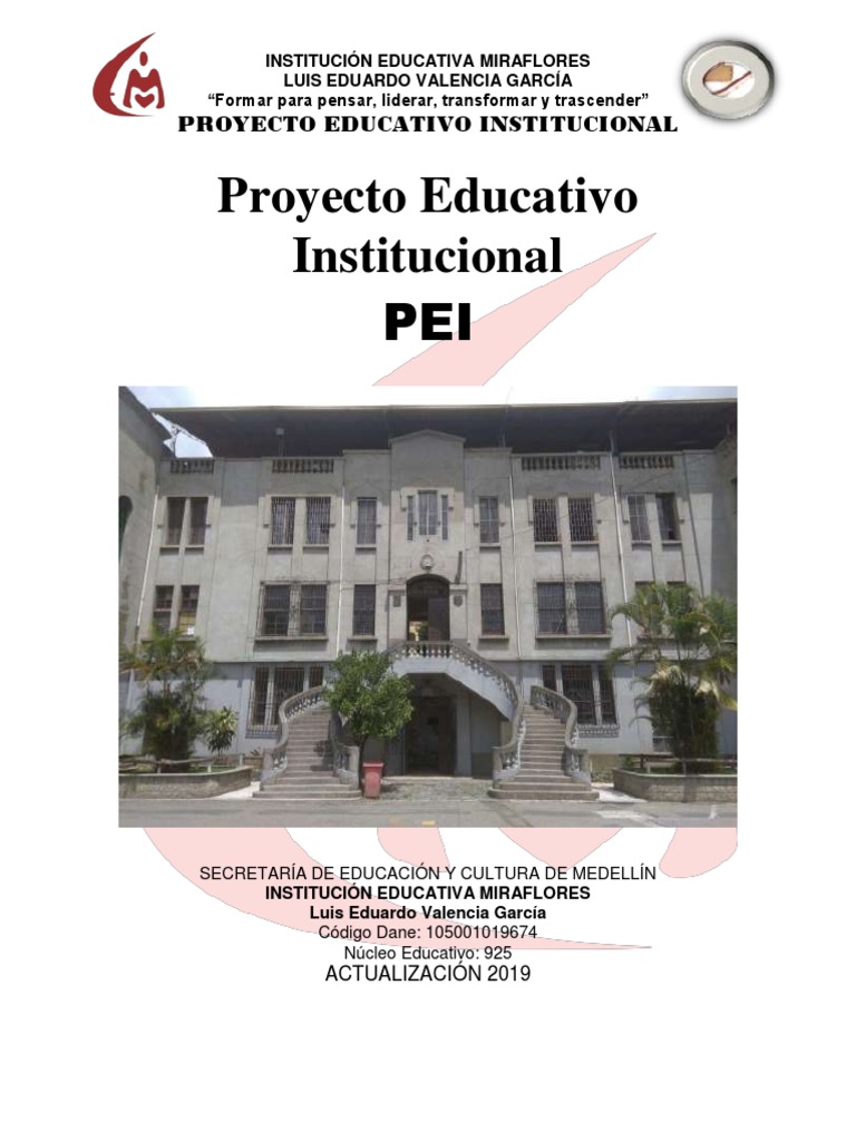 Pei Pdf Pdf Institución Plan De Estudios