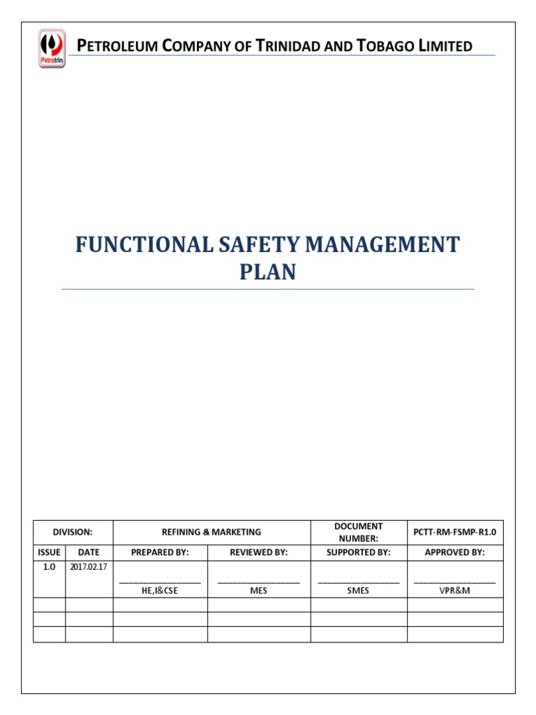 Functional Safety Management Plan - V1.0 | PDF | Quality | Business Process