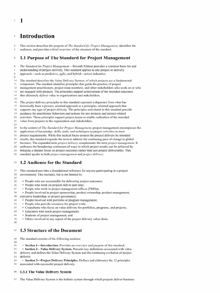 ExposureDraft - The Standard For Project Management - 7th Edition | PDF