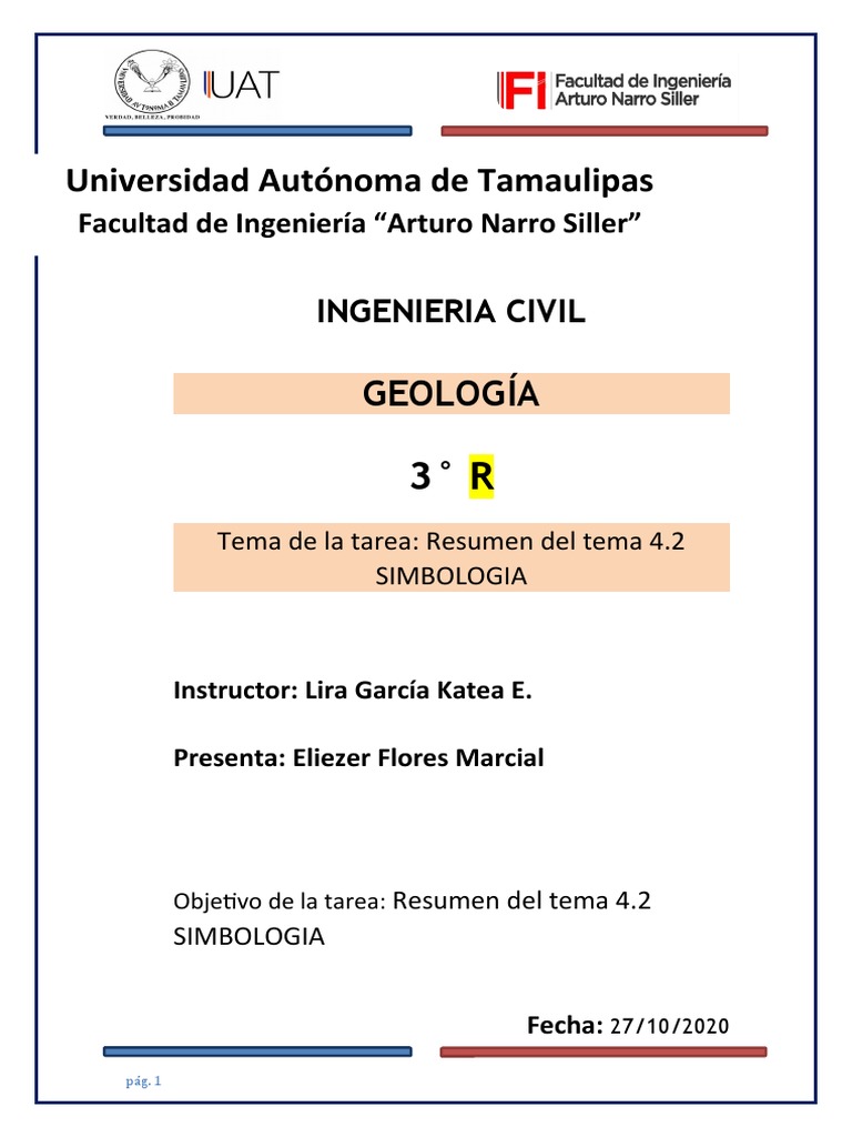 SIMBOLOGIA | PDF | Roca (geología) | Falla (geología)