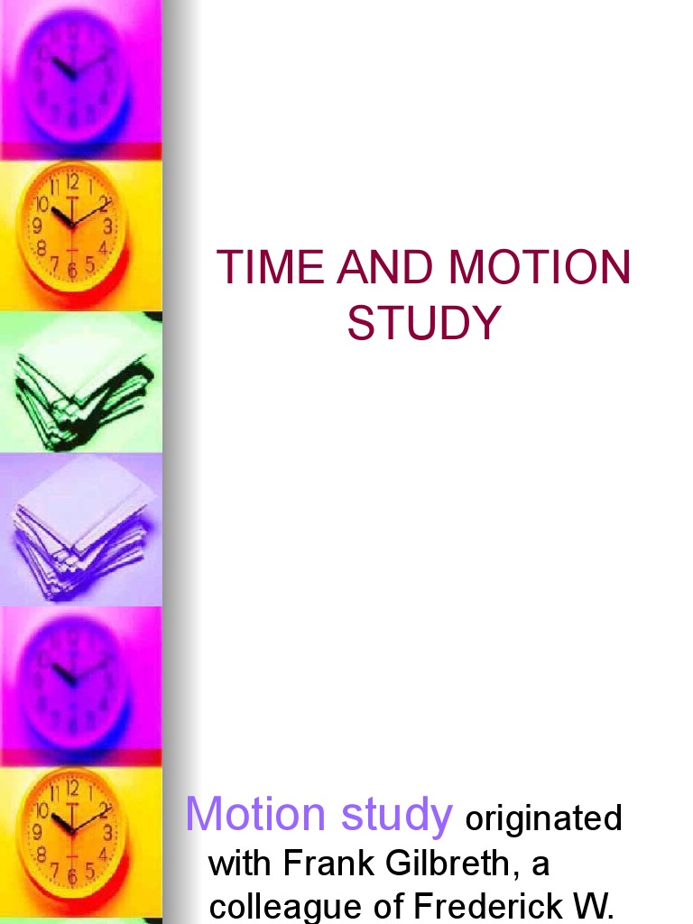 Time and Motion Study | PDF | Business