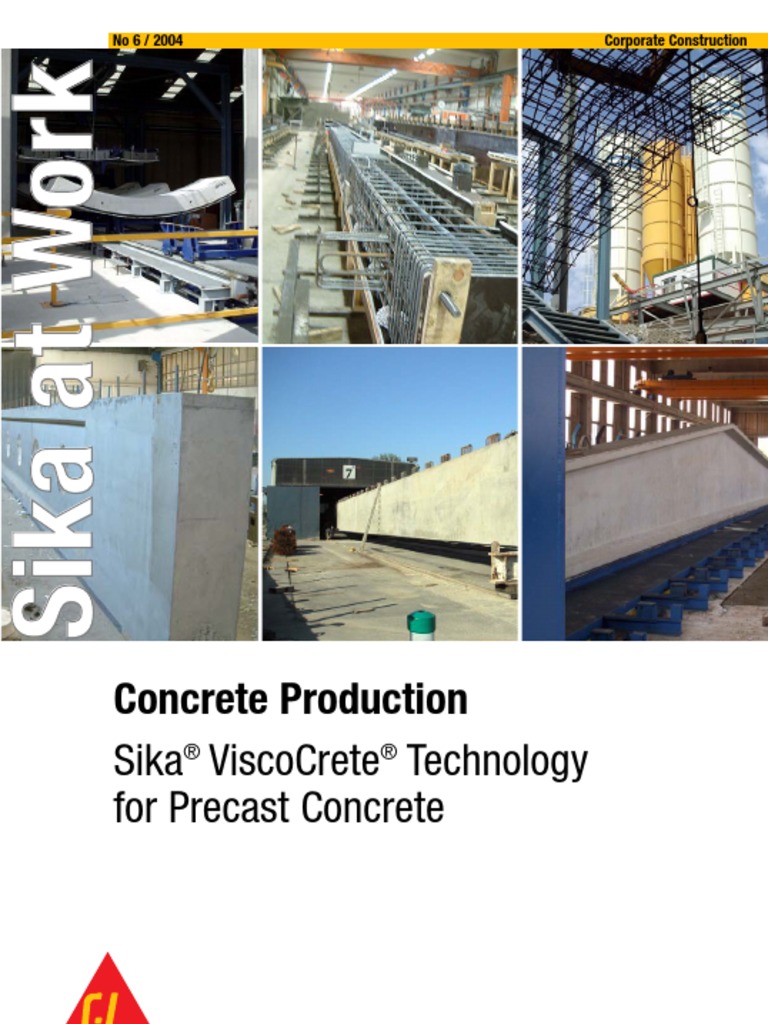 Concrete Production: Sika Viscocrete Technology For Precast Concrete ...