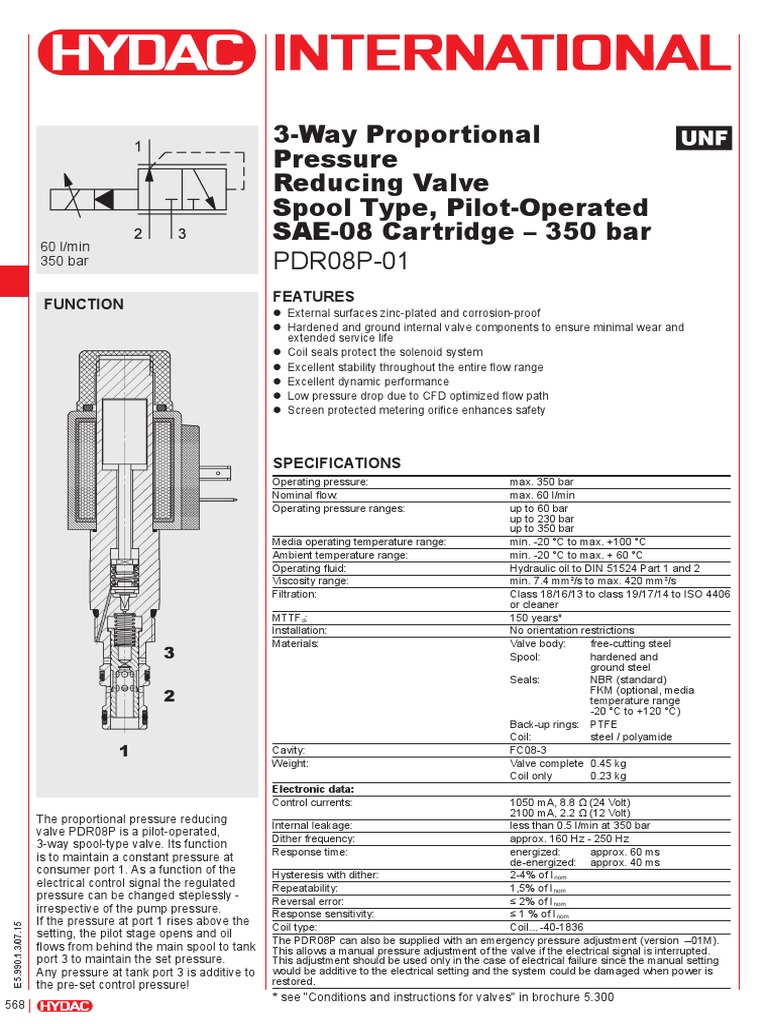E5990-1 - PDR08P-01 2 | PDF | Valve | Electrical Engineering