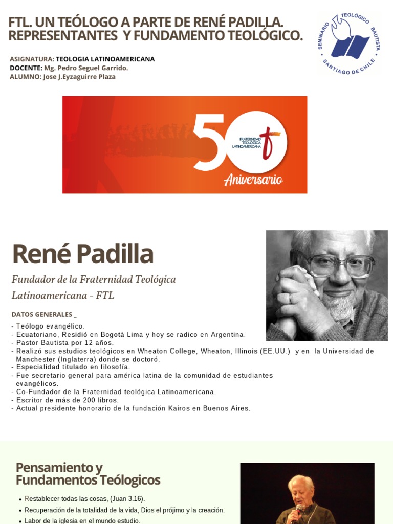 FTL Rene Padilla PDF | PDF | America latina | Divinidad (disciplina ...