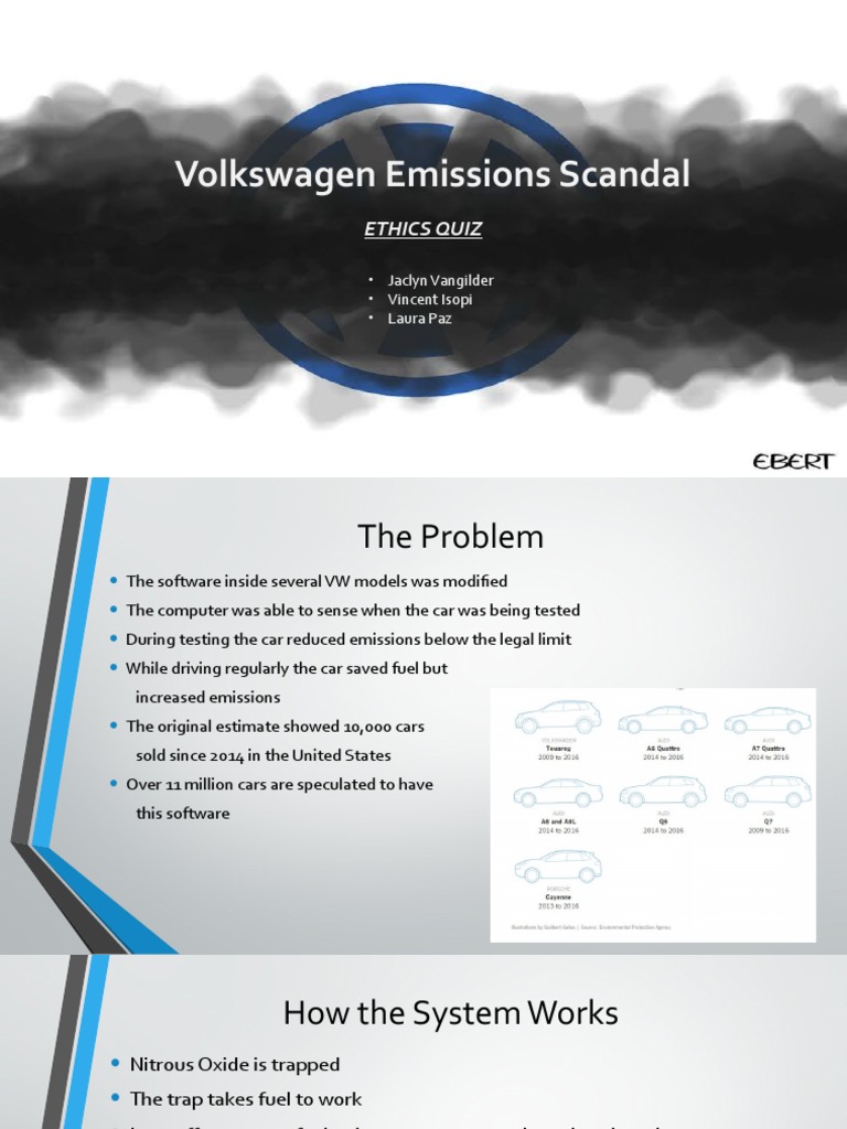 An Analysis of the Ethical Issues and Violations in Volkswagen's ...