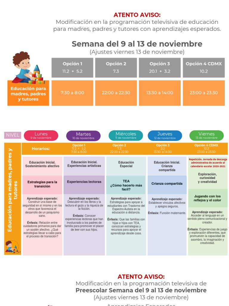 Aprende en Casa 2 Del 9 Al 13 de Noviembre | PDF | Educación de la ...