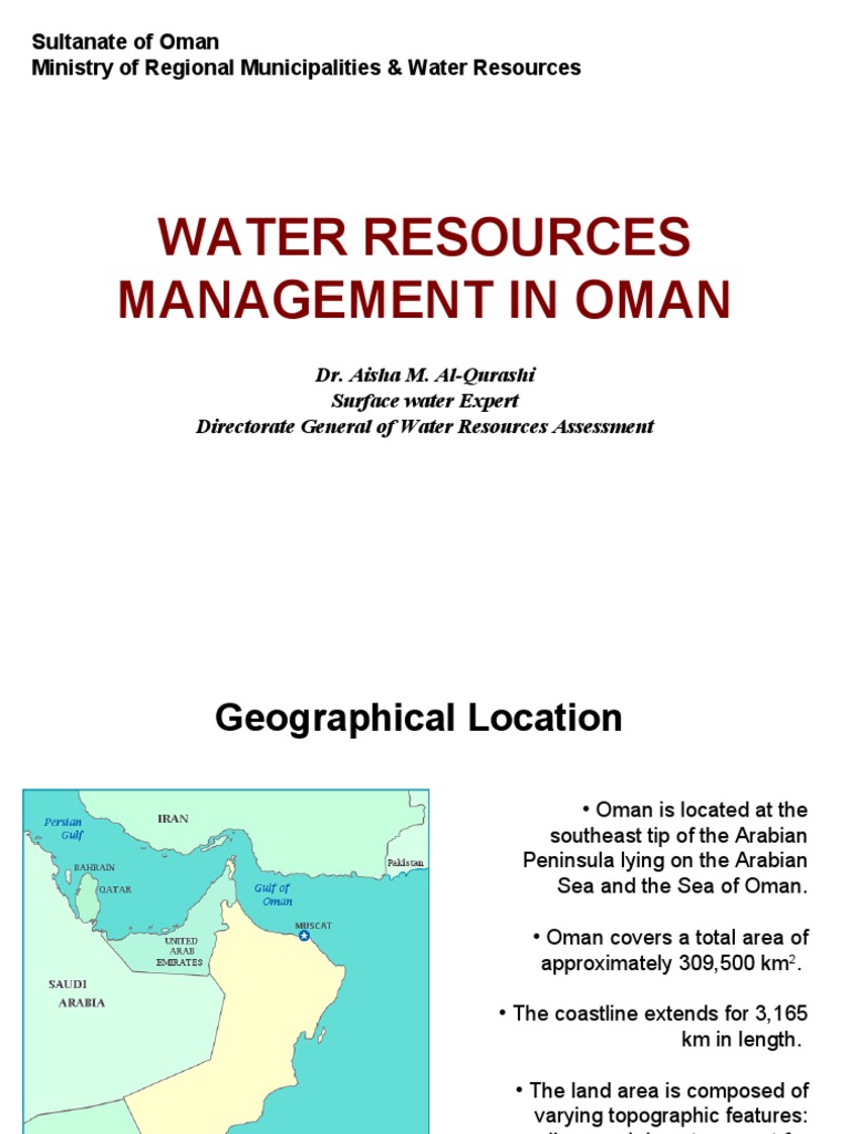 Water Resources Management in Oman | PDF | Water Resources | Rain