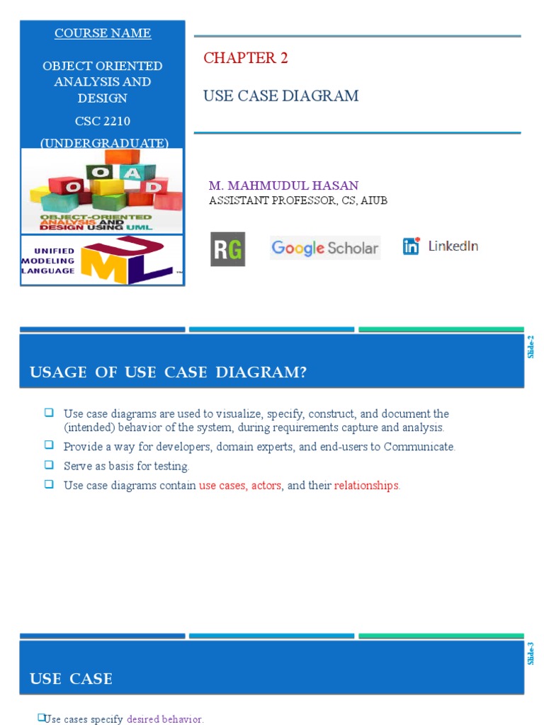 OOAD - Ch.02 - Use Case Diagram | PDF | Use Case | Automated Teller Machine