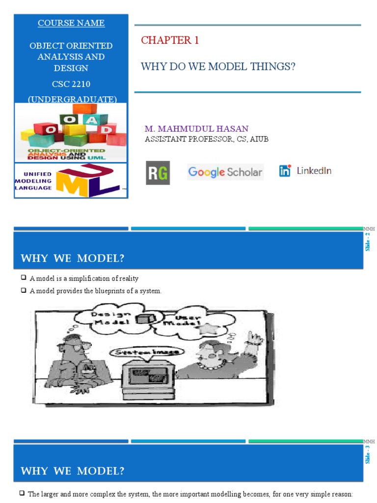OOAD - Ch.01 - Why Do We Model Things | PDF | Class (Computer ...