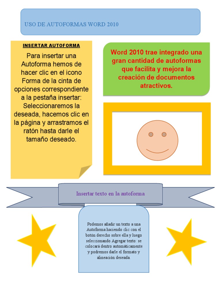 Autoformas Computacion | PDF | Microsoft Word | Tecnología digital