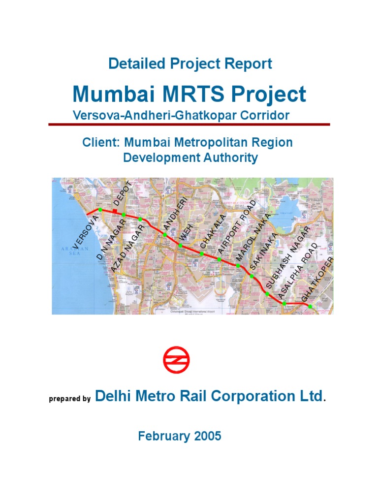 Metro Line 1 (Versova To Ghatkopar) | PDF | Track (Rail Transport) | Mumbai