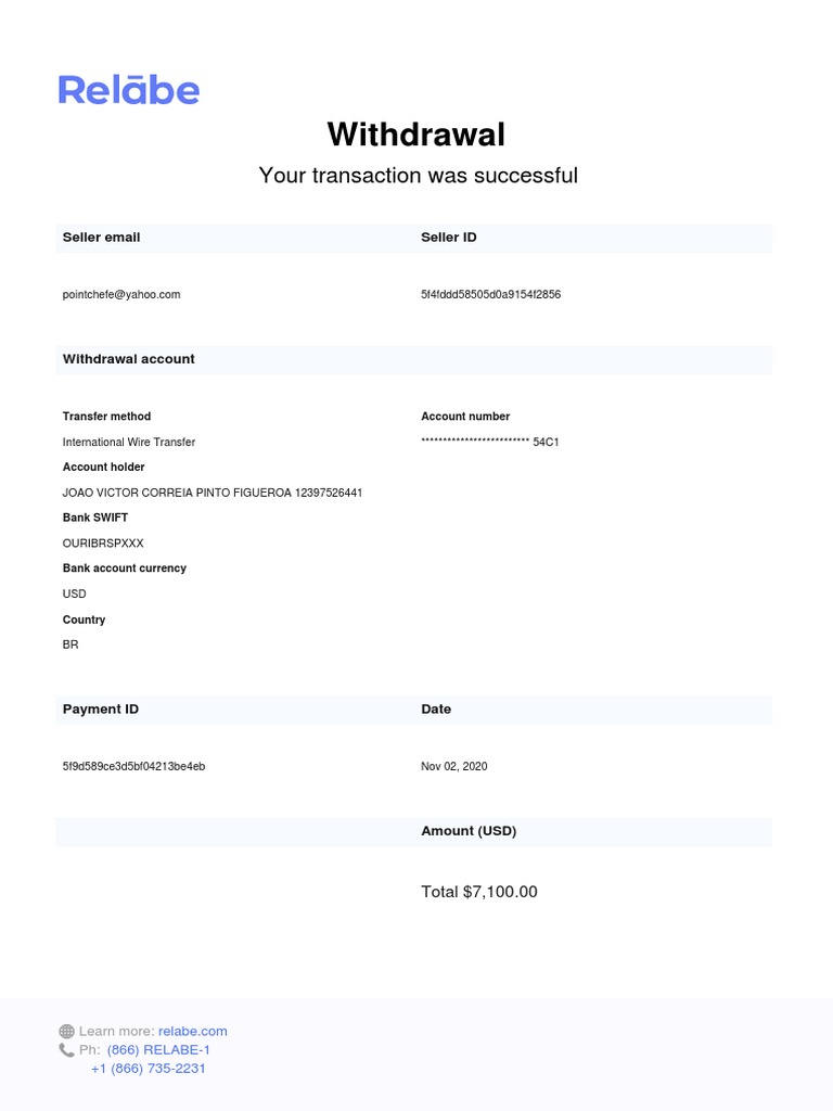 Relabe Withdrawal Nov 02 2020 | PDF