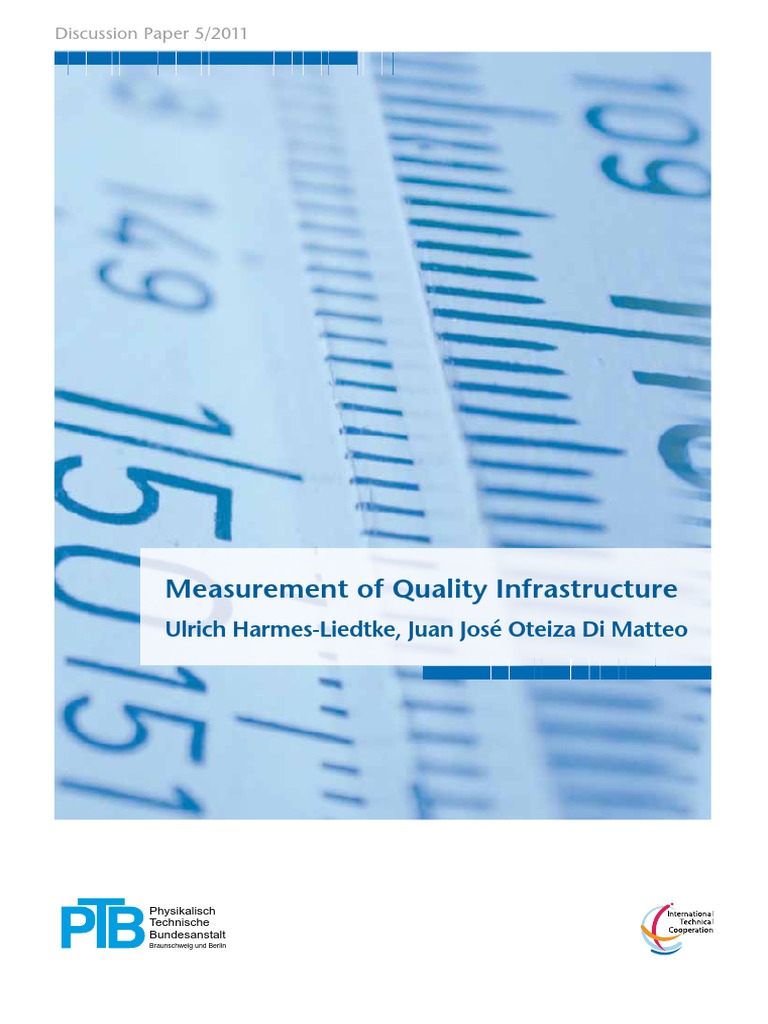 Measurement of Quality Infrastructure | PDF | Metrology | Development ...