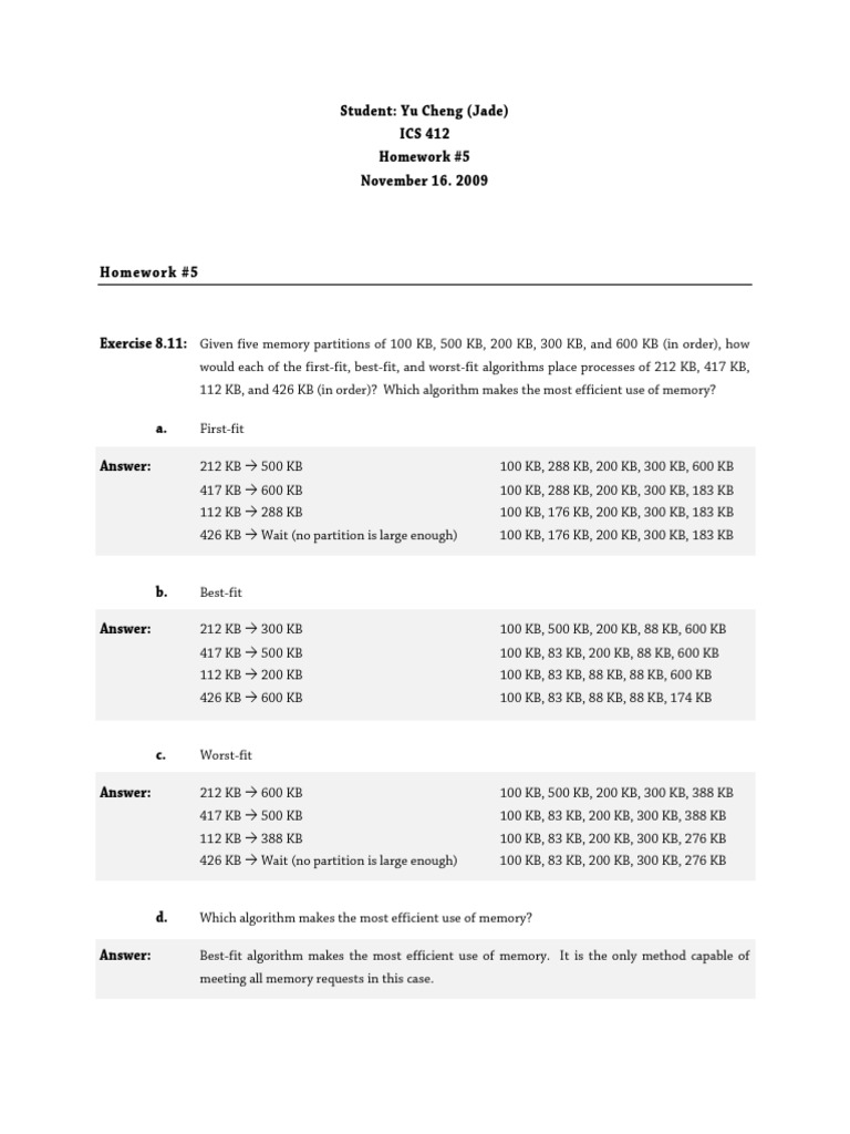 Homework 5 | PDF | Bit | Computer Architecture