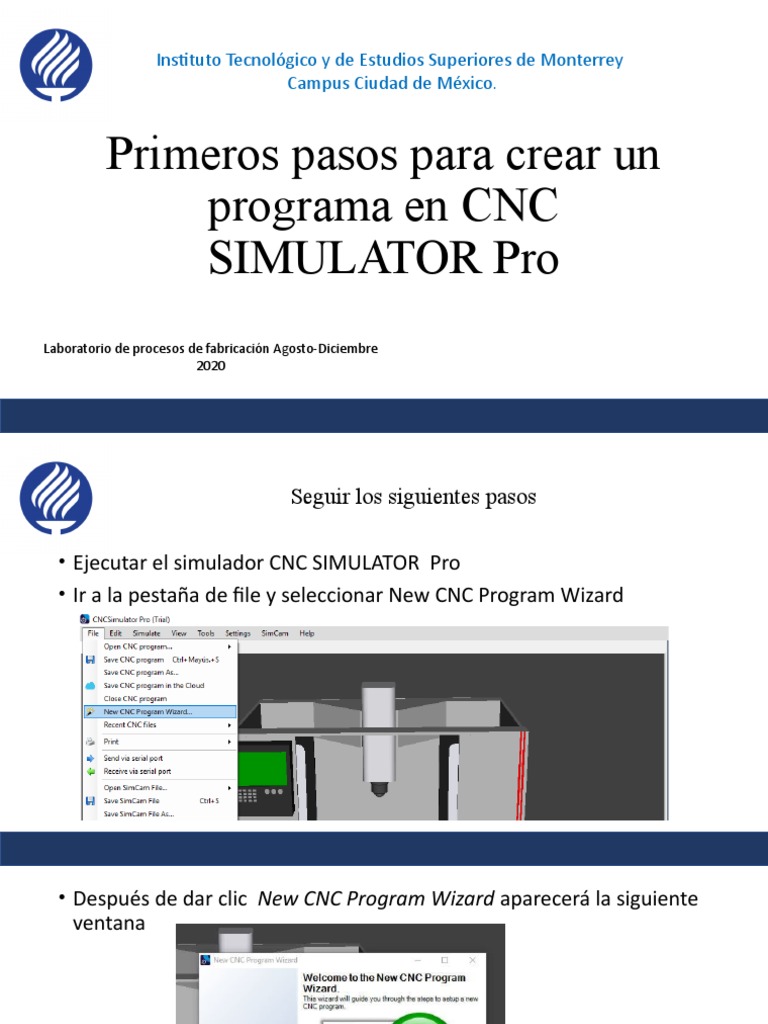 Como Utilizar CNC Simulator Basico | PDF