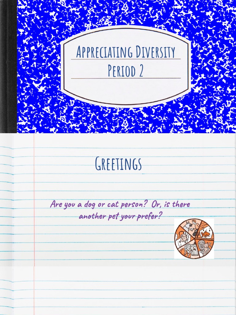 Modified Thursday Ms Sel Lesson Appreciating Diversity | PDF