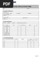 ARP Job Application Form - Malaysia (0022 | PDF | Information