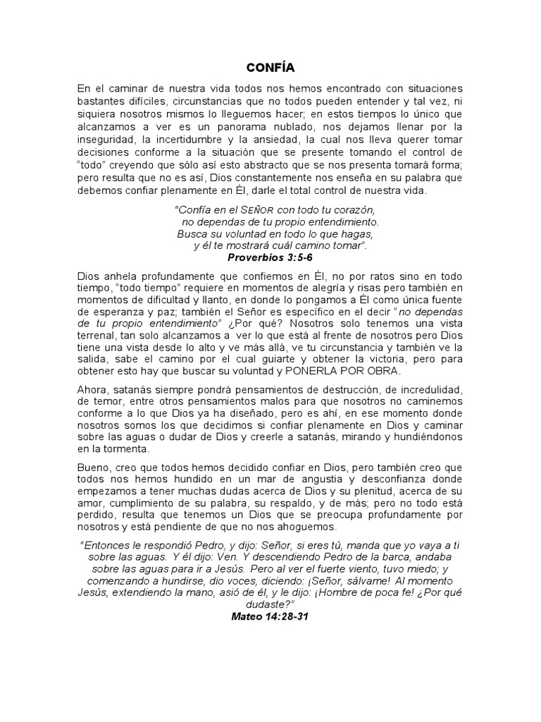 Dios Al Control | PDF | San Pedro | Jesús